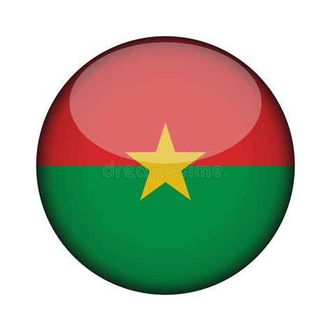 Flag In Glossy Round Button Of Icon Stock Vector Illustration Of Drawing Circle 134173258