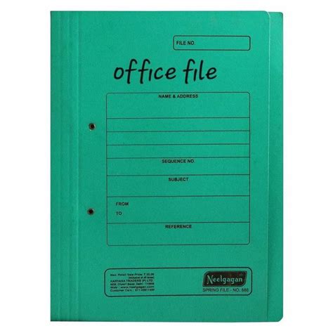 Cardboard Paper Office File Folder Paper Size Multiple Sizes At Rs 9