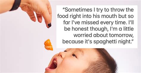 Mom Insists The Only Way Her 14 Month Old Son Will Eat Is If She Literally Throws Food At Him