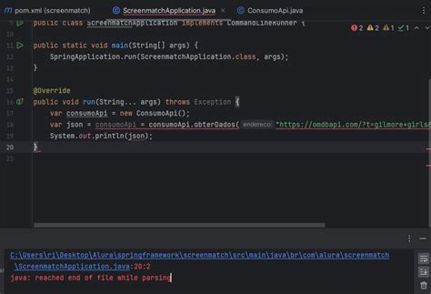 erro para consumindo dados de séries java trabalhando com lambdas streams e spring framework