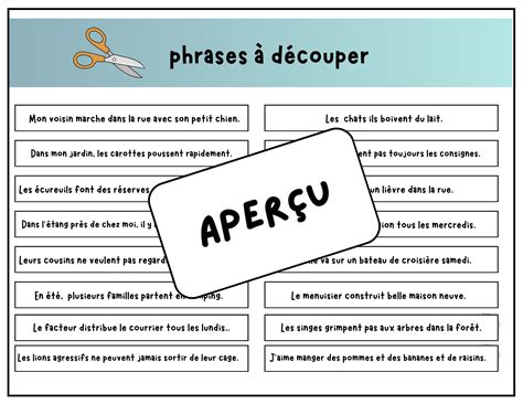 Atelier Structure De Phrase Et Ponctuation