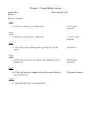 Exercise5 Cougar Habitat Pdf Exercise 5 Cougar Habitat Analysis