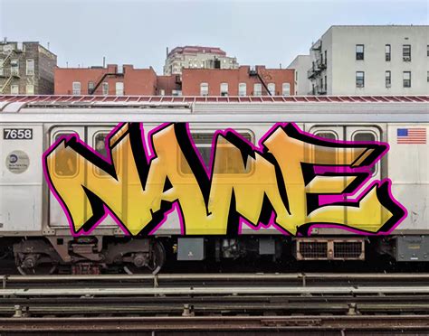 Graffiti Train Template