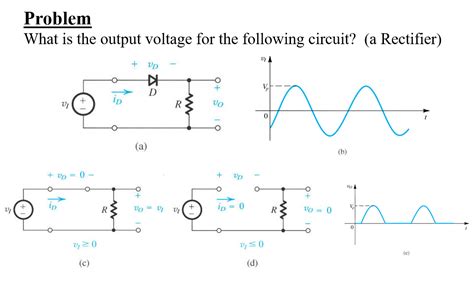 Solved Problem What Is The Output Voltage For The Follo