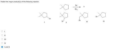 Solved Predict The Major Product S Of The Following Chegg