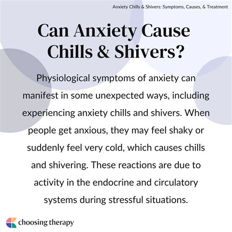 Cold Symptoms Shaking
