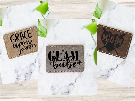 Laser Hat Patch Svg Designs Faux Stitching Digital Download Etsy