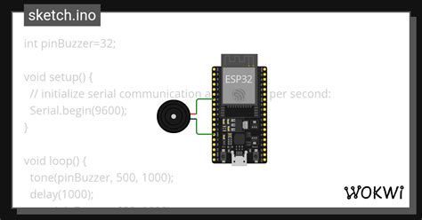 Sesi 11 2 Pwm Buzzer Wokwi Esp32 Stm32 Arduino Simulator