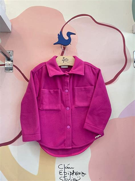 Jaqueta Manga Longa Menina Momi Soft Pink Afeto Roupas Calçados E