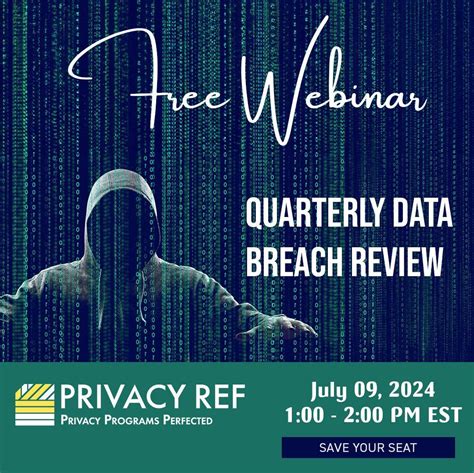 Privacy Ref Inc On Linkedin Cybersecurity Databreach Privacy Webinar Privacypros