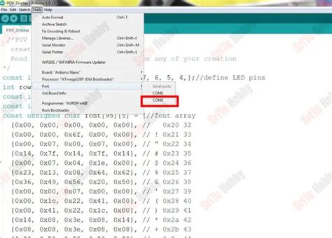 How To Make A Pov Display Using Arduino Step By Step Instructions