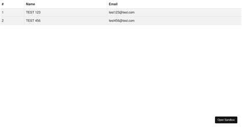 React Collapsing Table Examples Codesandbox