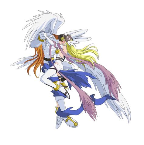 Digimon Angewomon And Angemon