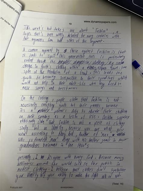 Esl Article Writing Please Give Feedback And Grade It Outbof 16 R Igcse