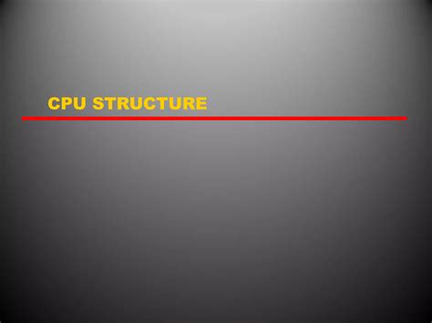 IT209 Cpu Structure Report PPT Operating Systems Computer Software And Applications