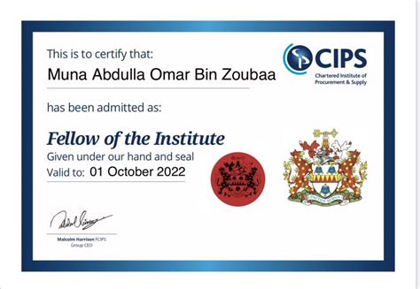 Muna Bin Zoubaa Chartered Fcips Phd Candidate On Linkedin Fcips Cips Chartered 37