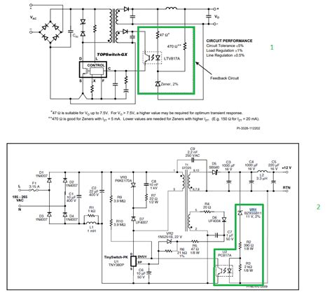 Flyback Optozener Feedback Circuit Electrical Engineering Stack
