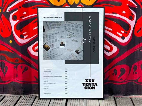 Xxxtentacion 17 Album Cover Poster For Home Room Decor 3
