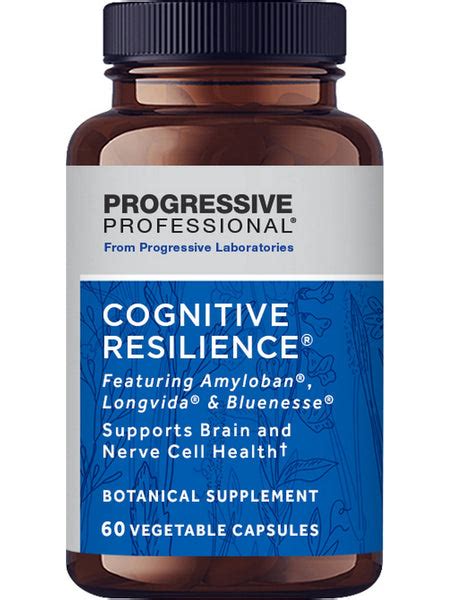 Progressive Labs Cognitive Resilience 60 Vegetable Capsules Herbs