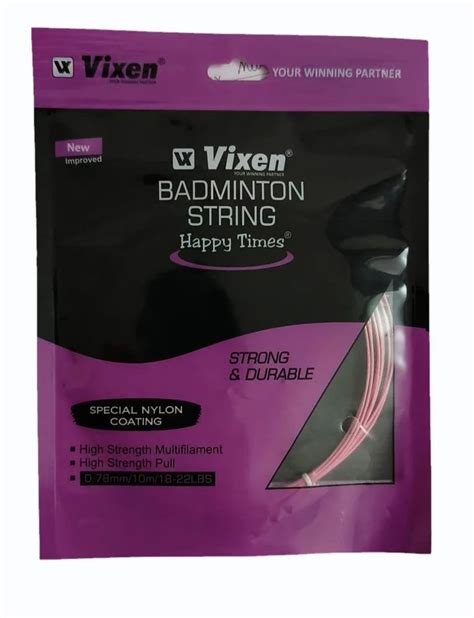 Multicolor Badminton String Nylon Model Name Number Happy Times At ₹ 1900 Box Of 100 Pieces In