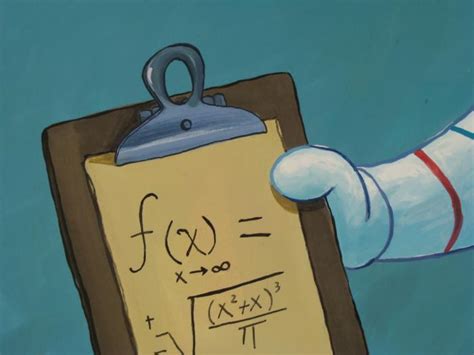 Spongebob Animation Math Equation Background Original