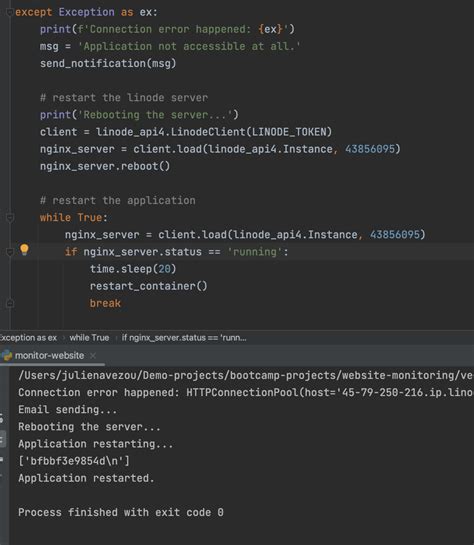 GitHub JulienAvezou Website Monitoring And Recovery With Python Project Website Monitoring