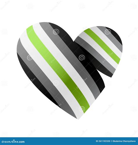 The Agender Sexual Orientation Sign Symbol White Backdrop Stock