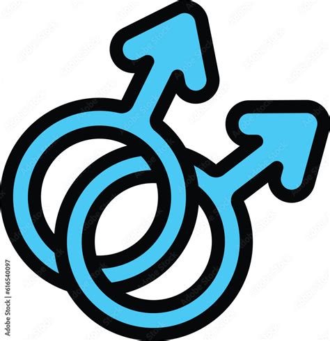 Gender Identity Sexual Icon Outline Gender Identity Sexual Vector Icon For Web Design Isolated
