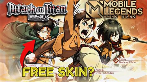 Mlbb X Attack On Titan Collab First Look Mlbb X Aot Collab Vidoe