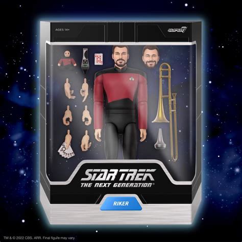 Star Trek The Next Generation Ultimates Commander Riker
