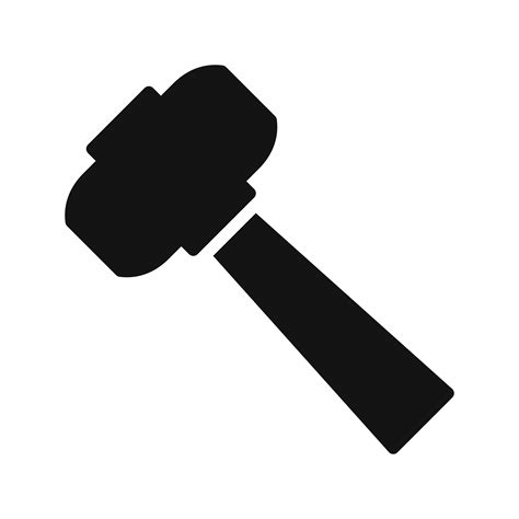 Hammer Vector Icon 354706 Vector Art At Vecteezy