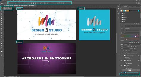 Using Artboards In Adobe Photoshop Design Studio
