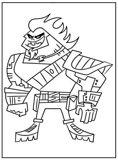 Danny Phantom Coloring Sheets 2025