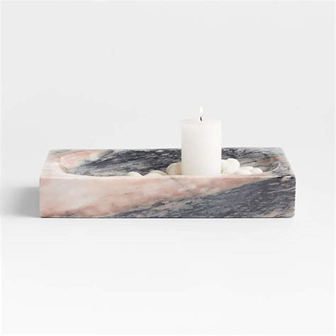 Leo Large Marble Tray 16 By Jake Arnold Reviews Crate Barrel
