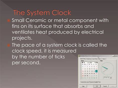 Ppt The System Clock Powerpoint Presentation Free Download Id 2258412