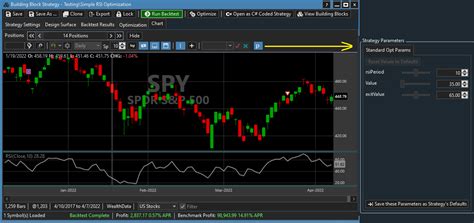 Strategy Parameters Are Hidden Behind Strategy Settings Wealthlab