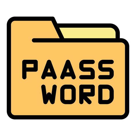 Folder Password Icon Vector Flat 27149850 Vector Art At Vecteezy