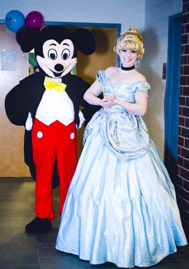 Mickey And Cinderella At The Birthday Celebration