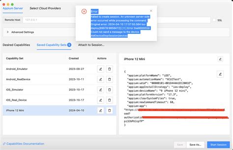 Appium Session Gets Terminated When I Try To Install App On Real Ios