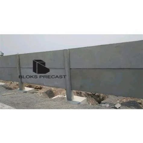 Concrete 100mm Solid Precast Compound Wall Panel At ₹ 300sq Ft In Pune