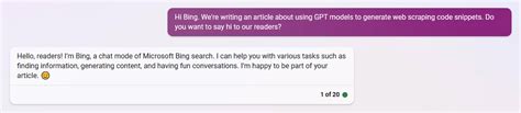Using Gpt Models Chatgpt Bing Chat For Basic Web Scraping Infatica