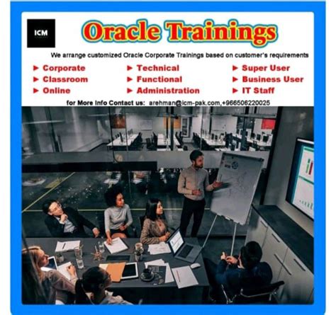 Icm Software House On Linkedin We Arrange Oracle Corporate Trainings Based On Customers…