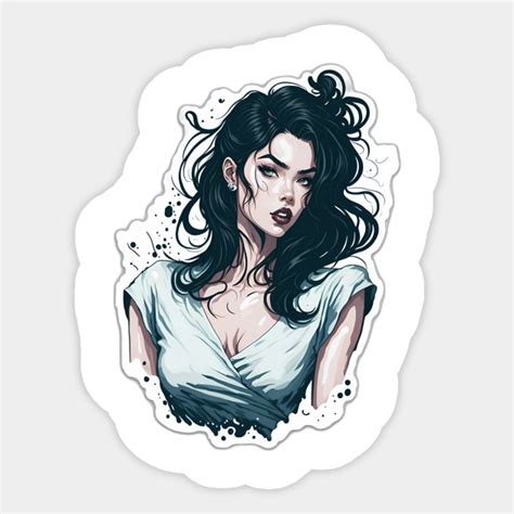 Pin Up Girl Pinup Sticker Teepublic