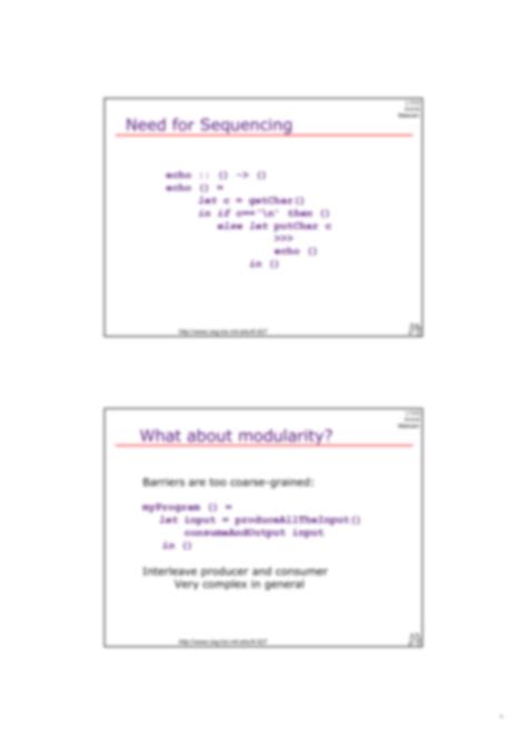 Solution Multithreaded Parallelism Languages And Compilers Using Monads For Input And Output