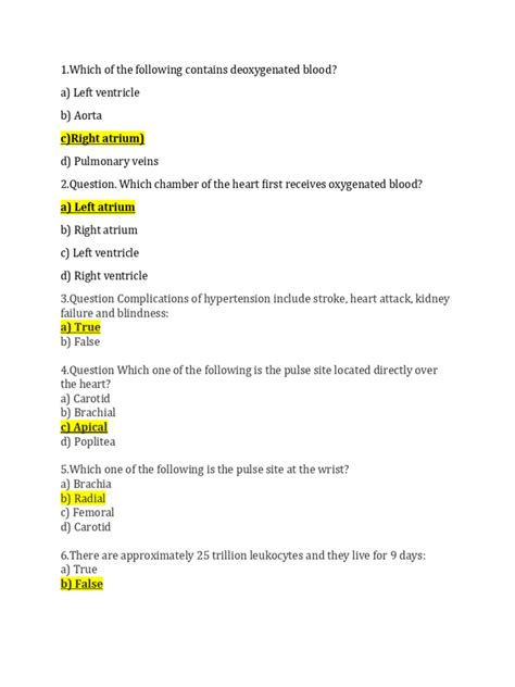 Test A Solved Exam Pdf