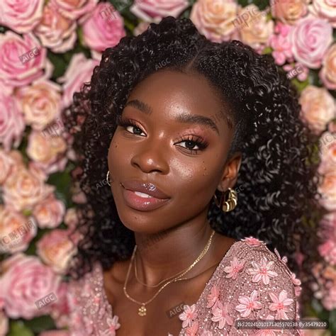 Ai创作图黑人美女 黑妹 美黑 黑美人 黑人女性 个性红黑女人 肌肤黑 一方面黑人 非洲种族的美 黑人的热情 几内亚赠送 尼日利亚母后头像