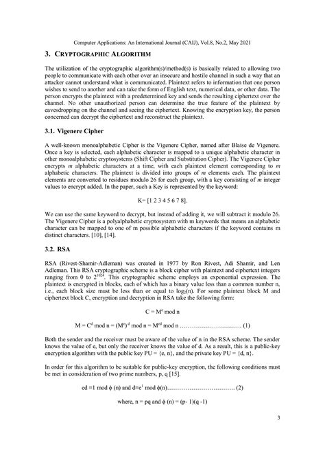 Secured Text Message Transmission In A Wireless Communication System With The Implementation Of