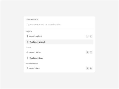 Command Menu By Hamza Alabou On Dribbble