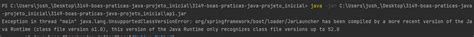 [dúvida] unable to access jarfile java e refatoração melhorando códigos com boas práticas
