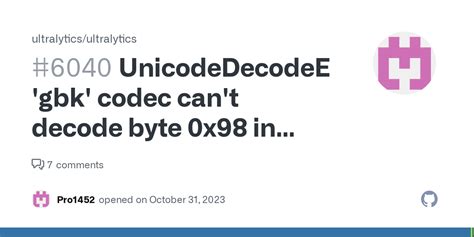 UnicodeDecodeError Gbk Codec Can T Decode Byte X In Position Illegal Multibyte